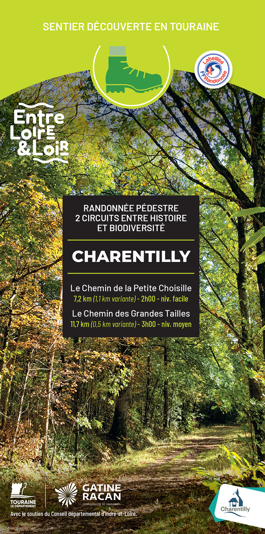 Randonnées pédestres - Gâtine Racan